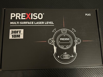 Multi Surface Laser Level LED Light Vial 30Ft Horizontal Vertical Line ...