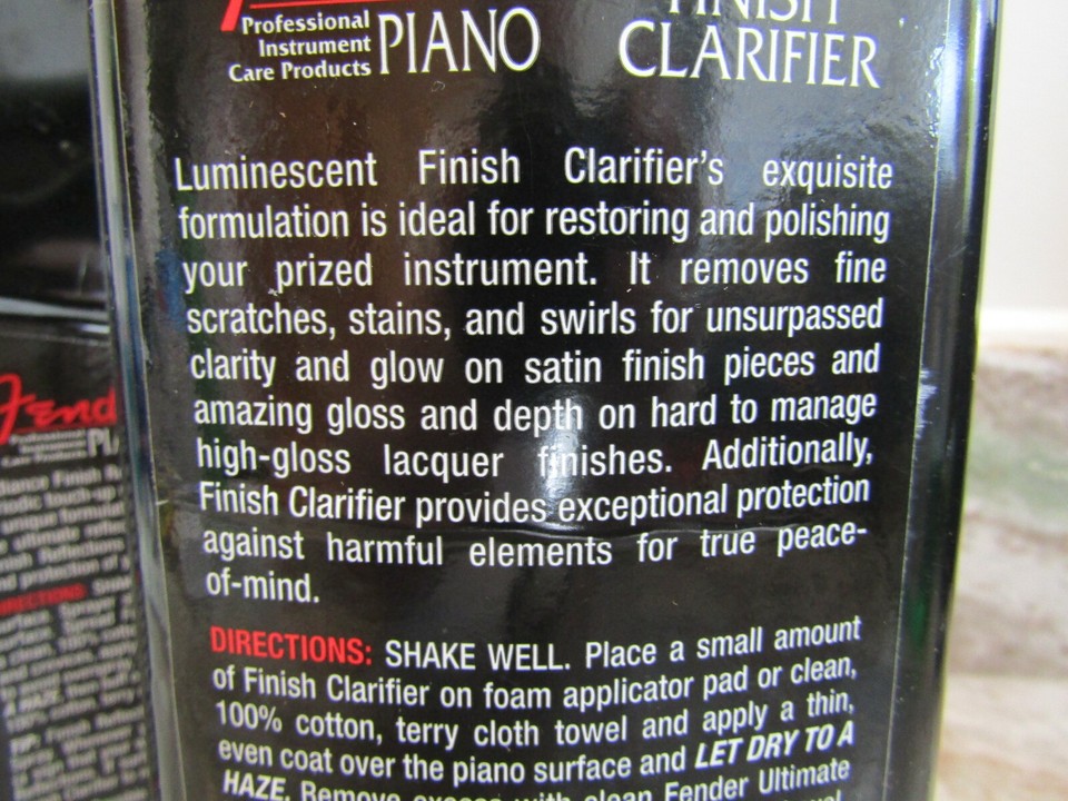 4 x MEGUIAR'S FENDER GUITAR + PIANO FINISH CARE PRODUCTS - SPRAY ...