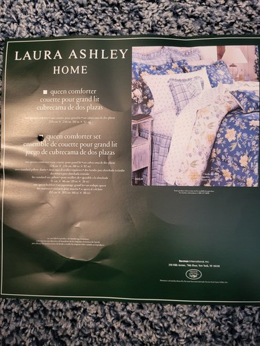 Laura Ashley Emile Queen Shams & Bed Skirt | eBay