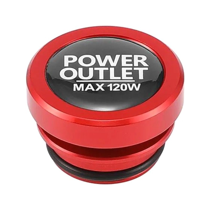 Metal 12V Power Socket Plug Cover Universal Car Outlet Cover | eBay ...