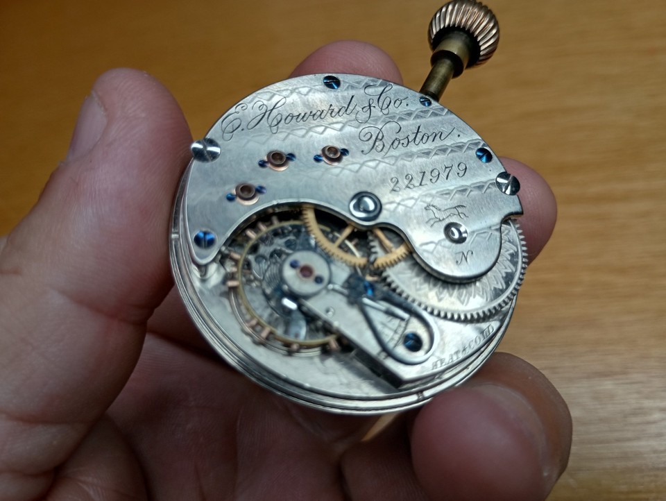 1891 E. Howard Grade No. 4 Series 7 Size N Pocket Watch Movement Not ...