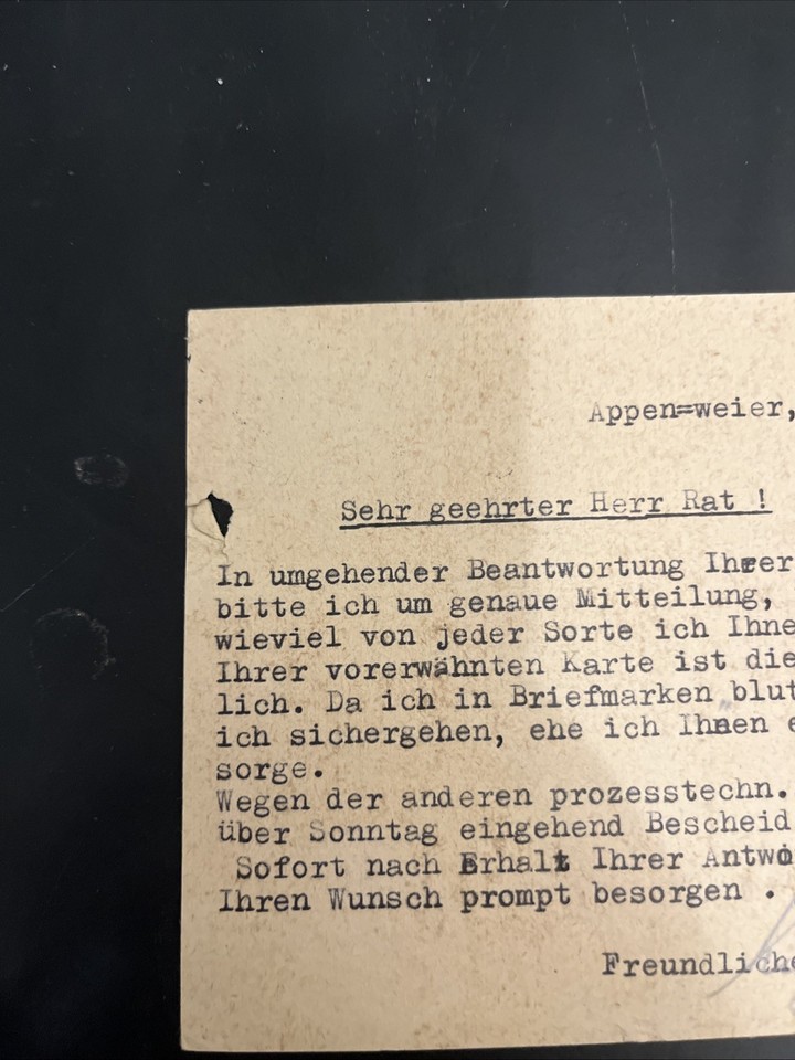 Franz. Zone Aufbrauchausgabe Ganzsache P C808T F - Appenweier 06.02. ...