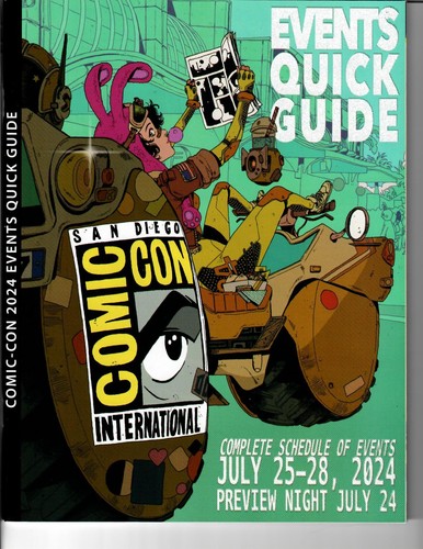 2024 SDCC (San Diego Comic Con) Events Quick Guide program book | eBay