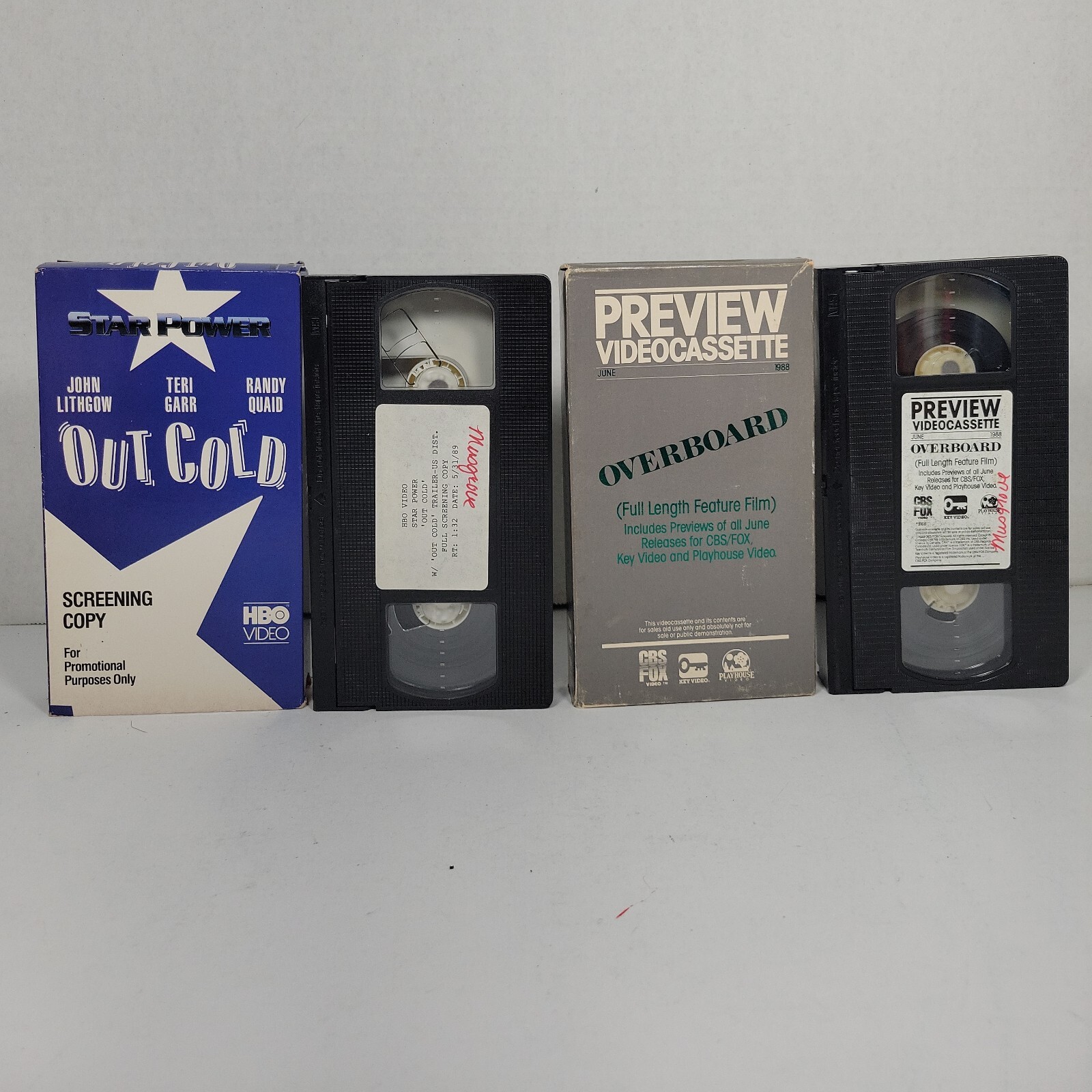 Lot Of 20 Promo/Screener VHS Cassettes - Read Full Description | eBay