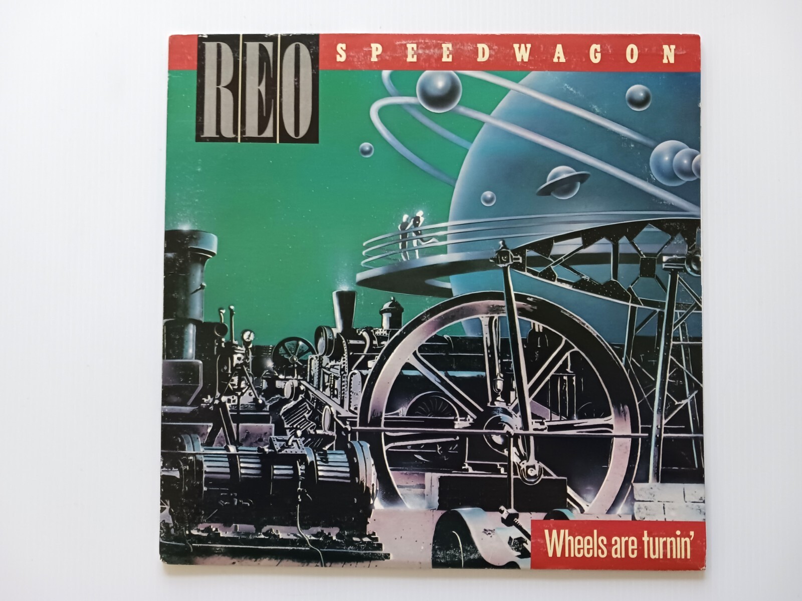 REO Speedwagon WHEELS ARE TURNIN' Vinyl LP Epic QE 39593 *EX/VG+ | eBay