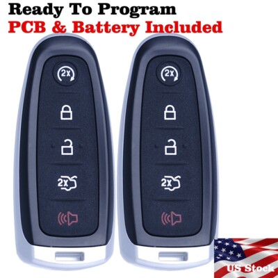 2 For 2011 2012 2013 2014 2015 2016 Ford Explorer Smart Prox Remote Key ...
