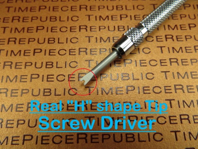 Blue Label Swiss 316L Stainless H Screw Driver H Tip Shape Made for ...