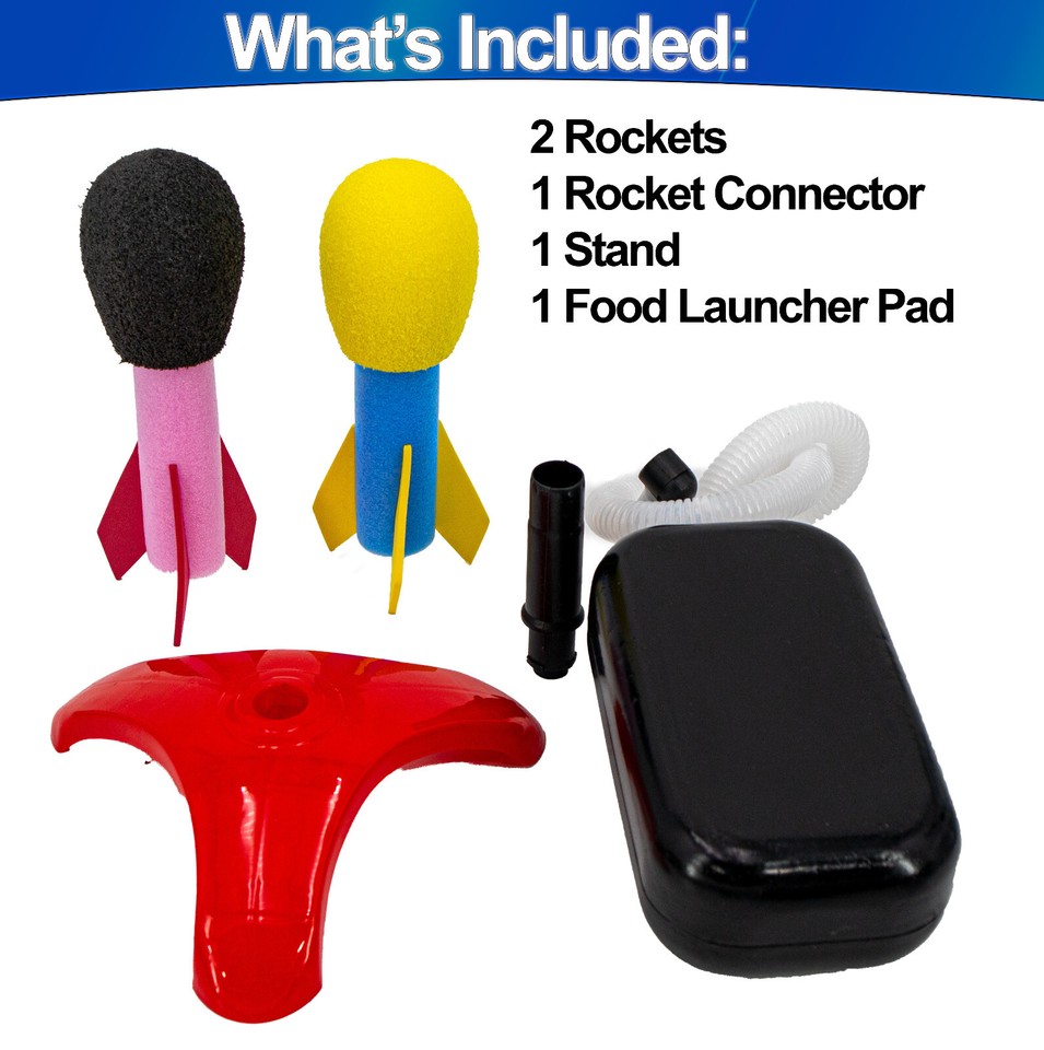 Air Foot Launch Rocket - Foot Pressure Toy, Jump & Rockets 100' Outdoor ...