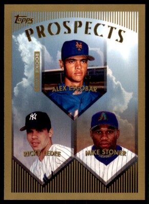 1999 Topps Baseball Card Alex Escobar/Ricky Ledee/Mike Stoner #206 | eBay