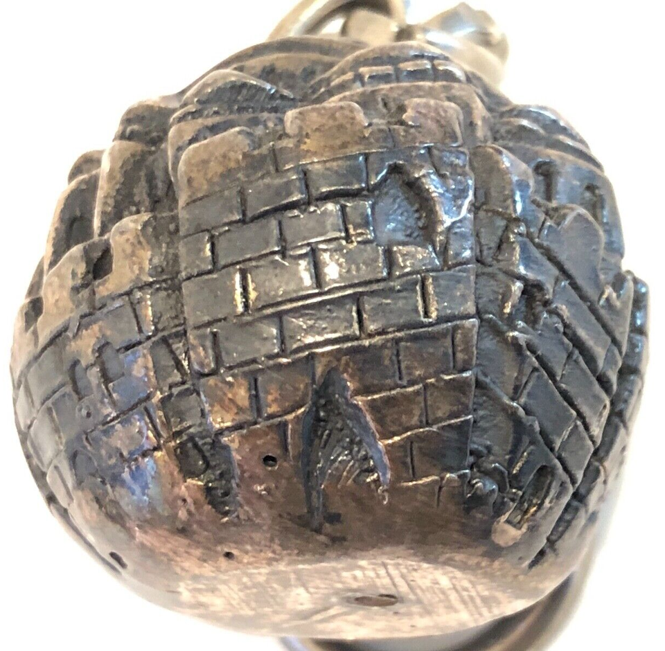 Vintage Judaica 925 Jerusalem Israel Key Chain Fob Judaism Jewish ...
