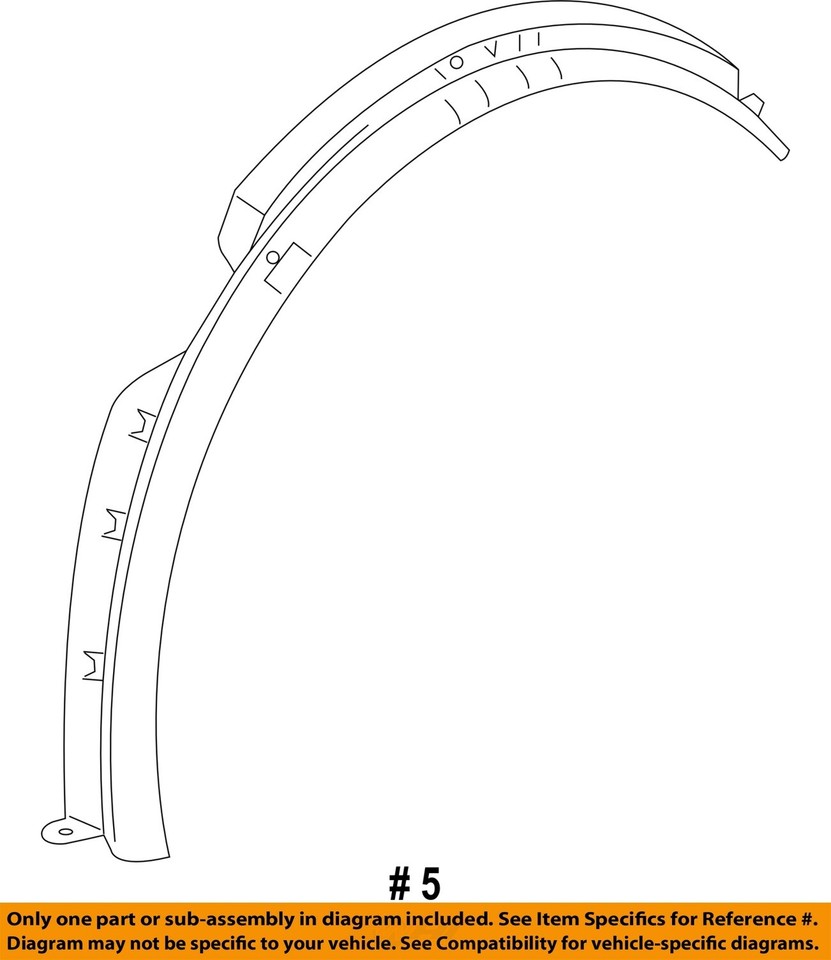 Chevrolet GM OEM 15-16 Corvette Fender-Molding Trim Right 23315197 | eBay