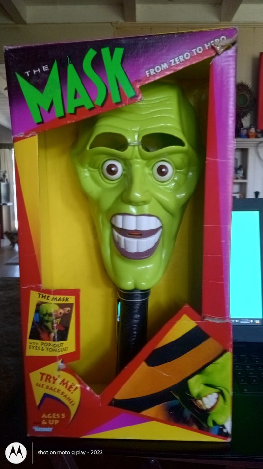 1995 The Mask W/ Eye Popping And Tongue Mint In Damage Box | eBay