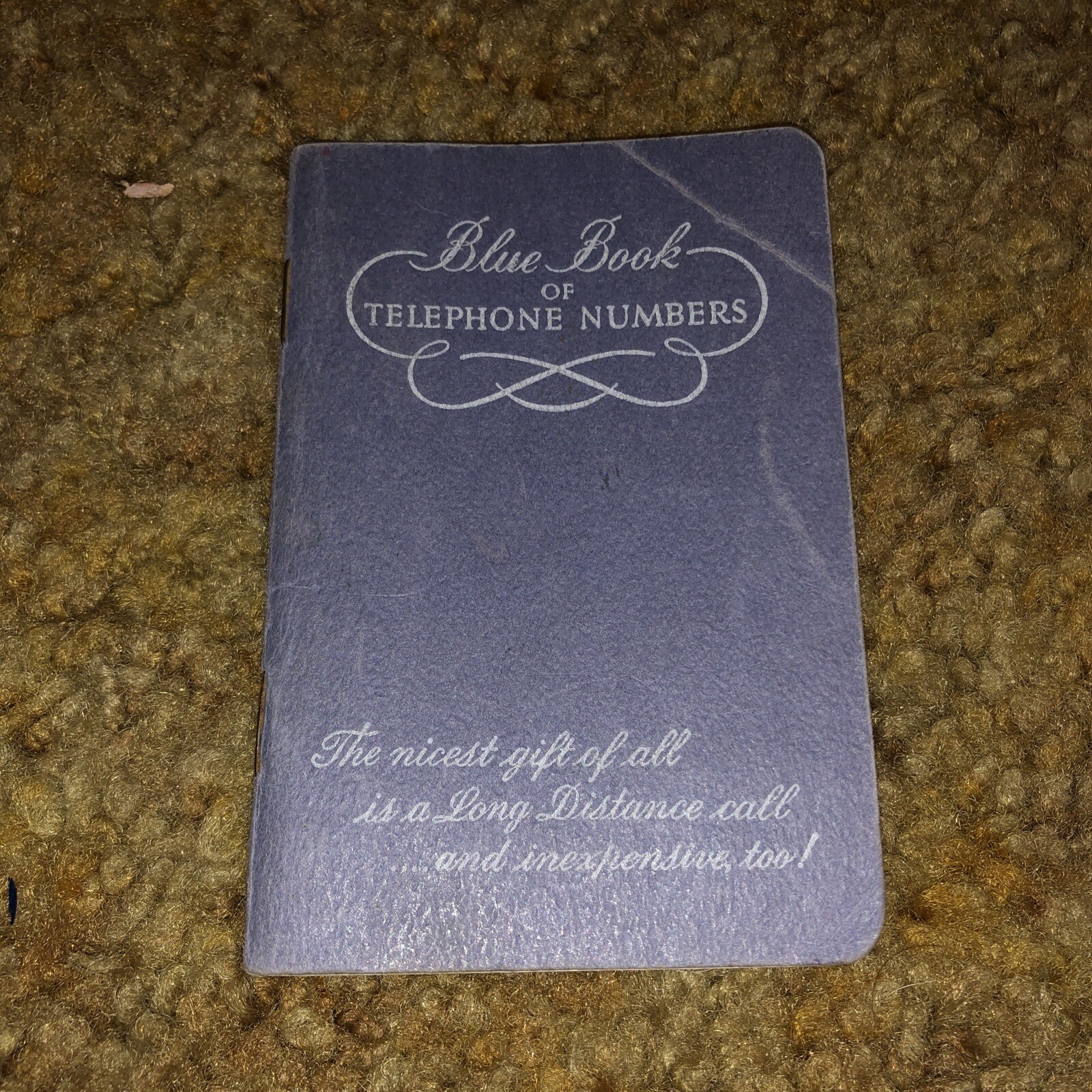 Vintage Blue Book of Telephone Numbers Southwestern Bell Telephone 1960 ...