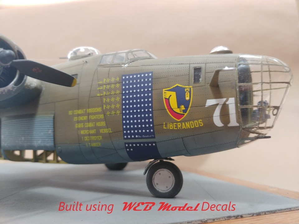 1/48 Scale B-24 Liberator Decals "The Blue Streak" printed by ...