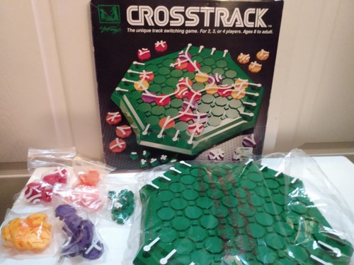 Crosstrack 1996 Shoptaugh Track Switching Board Game - Complete Without ...