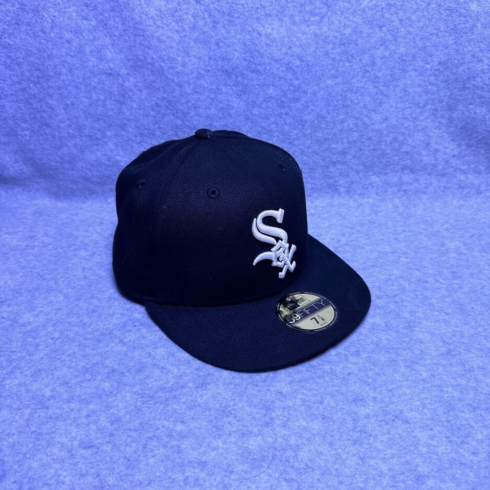 Chicago White Sox Hat Cap CHW MLB Authentic New Era 59FIFTY Fitted Ice ...
