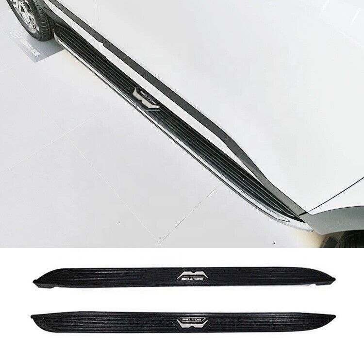 2Pcs Door Fixed Running Boards Side Steps Nerf Bar Fits for KIA Seltos ...