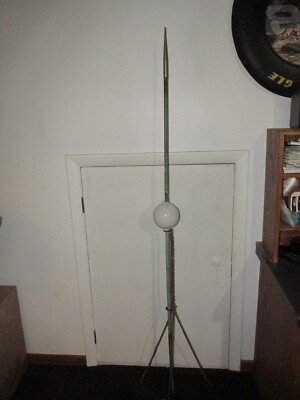 Weathervanes & Lightning Rods - Milk Glass Lightening