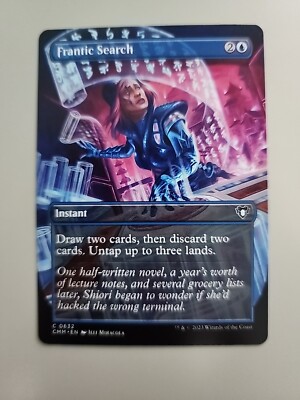 MTG Frantic Search Commander Masters 0632 Borderless Common | eBay