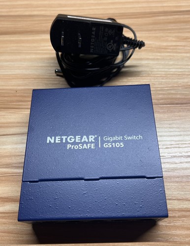 Netgear GS105 V5 Prosafe 5 Port Gigabit Switch w/ Power Supply | eBay