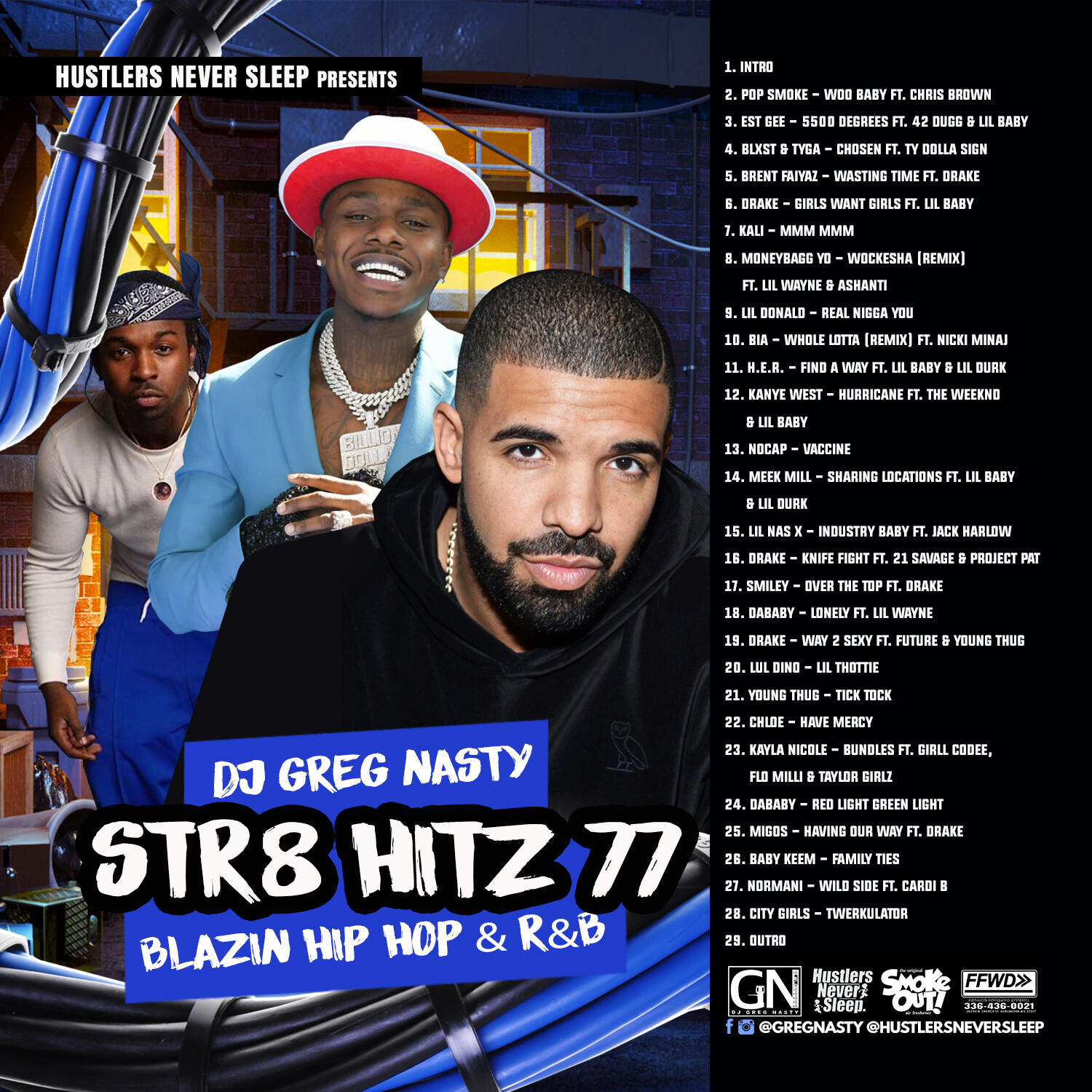Dj Greg Nasty - STR8 HITZ 77 (BLAZIN HIP HOP & R&B) | eBay