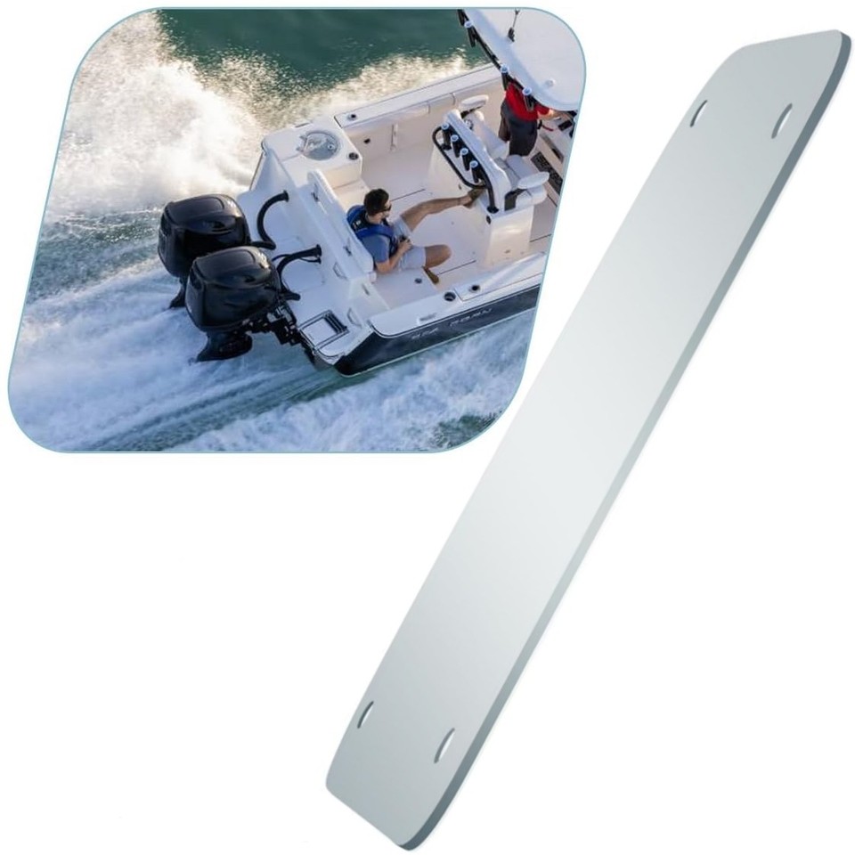 Outboard Transom Reinforcement Backing Plate For with Larger Outboard ...