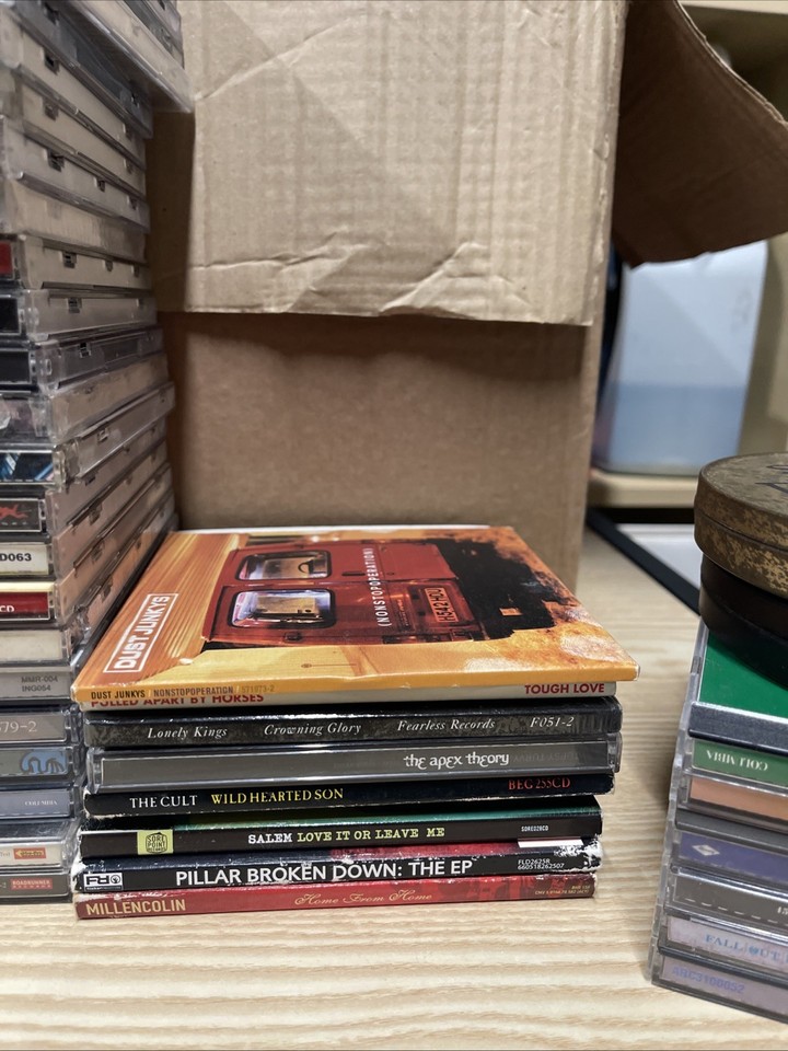 123 CDs Punk Metal Emo Alternative rock Job Lot Bundle Some Promos Papa ...