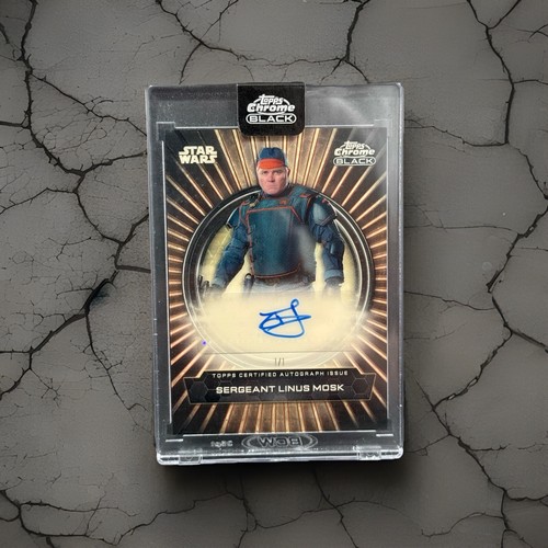 2024 Chrome Black Star Wars Sergeant Linus Mosk Duality Auto ...