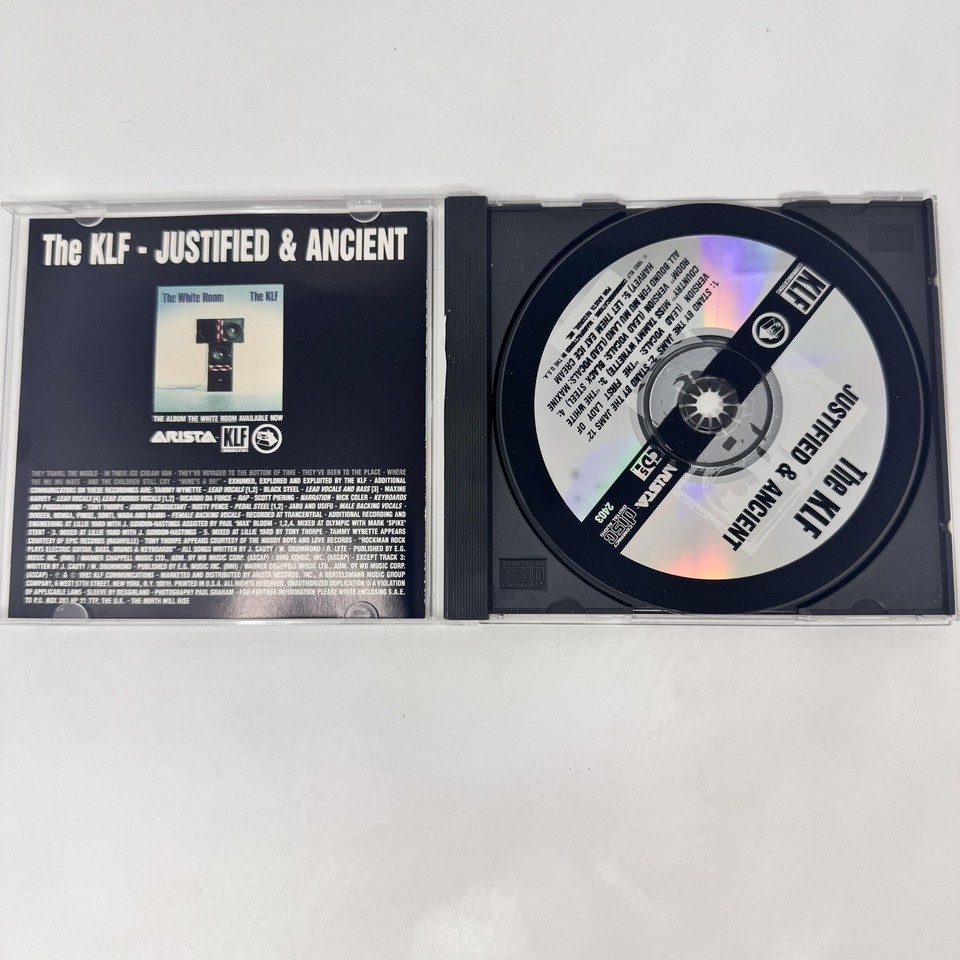 The KLF CD Justified & Ancient 1992 Arista Dance Electronic Album Tammy ...