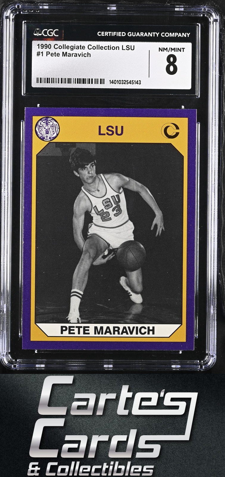 1990 Collegiate Collection LSU Tigers - #1 Pete Maravich for sale ...