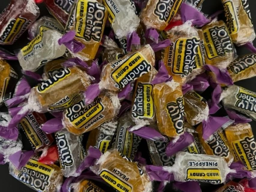 JOLLY RANCHER Hard Candy- UP TO 12 MIXED/ASSORTED FRUIT FLAVORS- (One ...