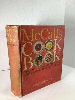 Vintage ~McCall's Cook Book Red Hardcover 1963 Random House 5th ...