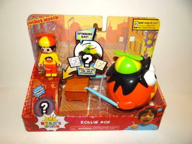 NEW Ryan's World ROLLIN' MOE Vehicle & Action FIGURE Surprise Mystery ...