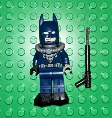 Lego DC Super Heroes Batman Minifigure Dark Blue Wetsuit Scuba sh097 ...