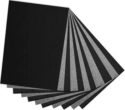 Packs of 15 25 * A4 * Black Carbon Paper Sheets Black | eBay UK