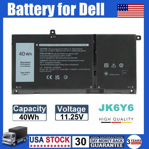 Replacement JK6Y6 H5CKD Battery For Dell Latitude 3410 3510 Inspiron ...