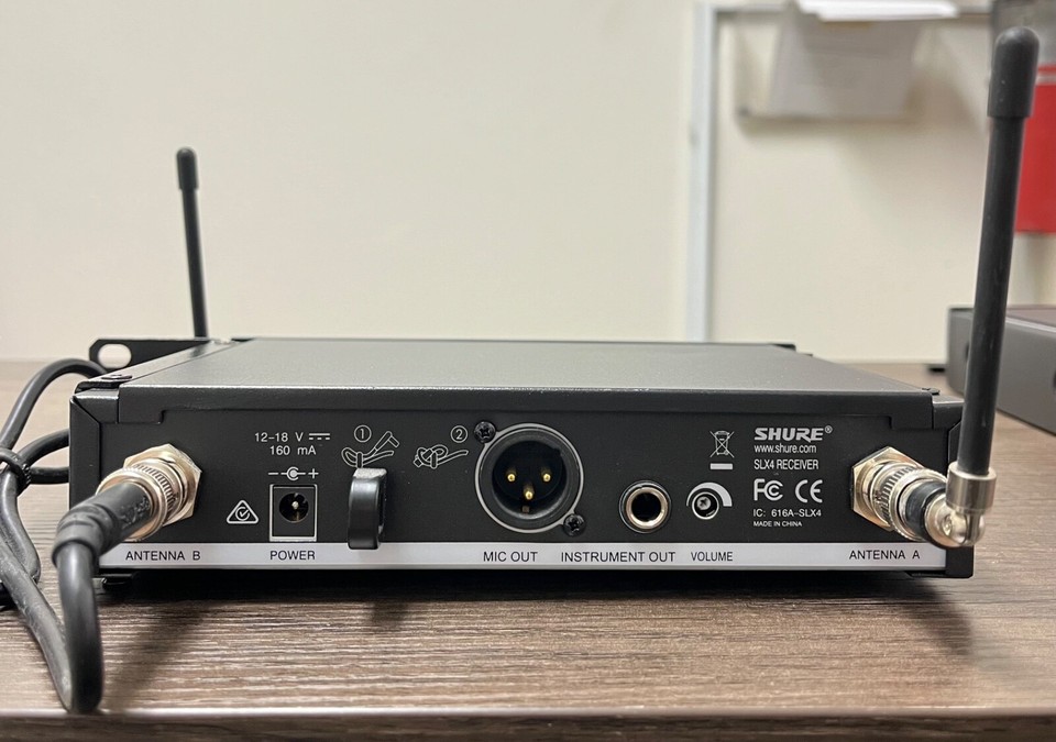 Shure SLX4-G4 Receiver Wireless Receiver 42406121590 | eBay
