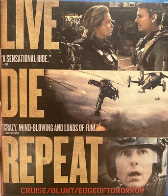 Live Die Repeat: Edge of Tomorrow (Blu-ray) | eBay