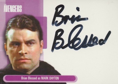 RARE STRICTLY INK THE AVENGERS BRIAN BLESSED FLASH GORDON A7 AUTOGRAPH ...