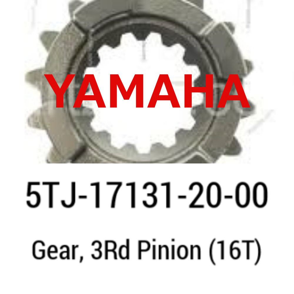 【NEW】Yamaha Genuine Gear, 3rd pinion 5TJ-17131-20-00 Direct From Japan ...