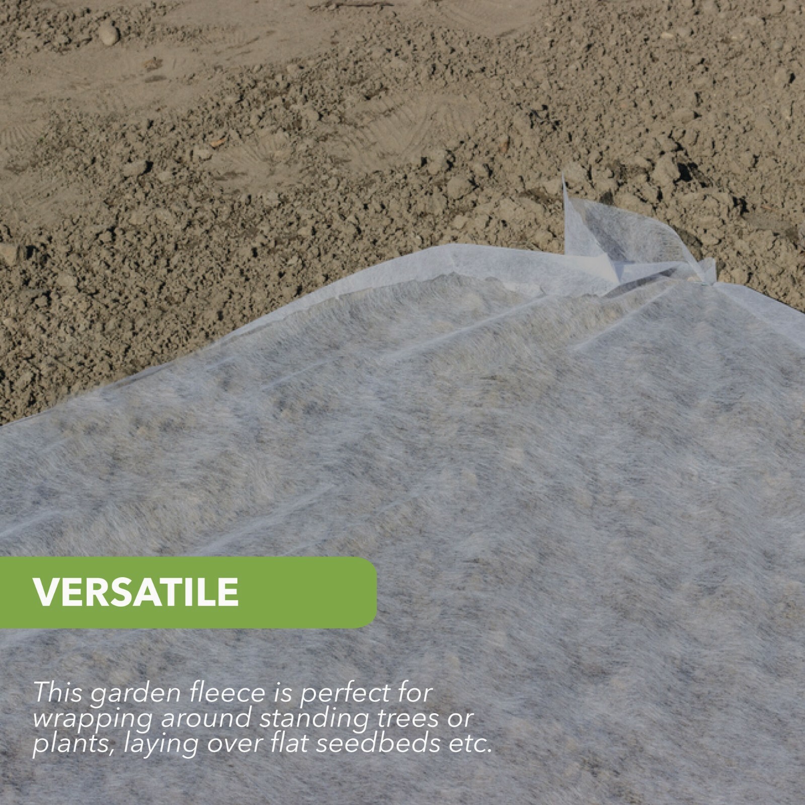 Heavy Duty Garden Fleece Plant Protection Long Lasting Rip Proof 30gsm ...