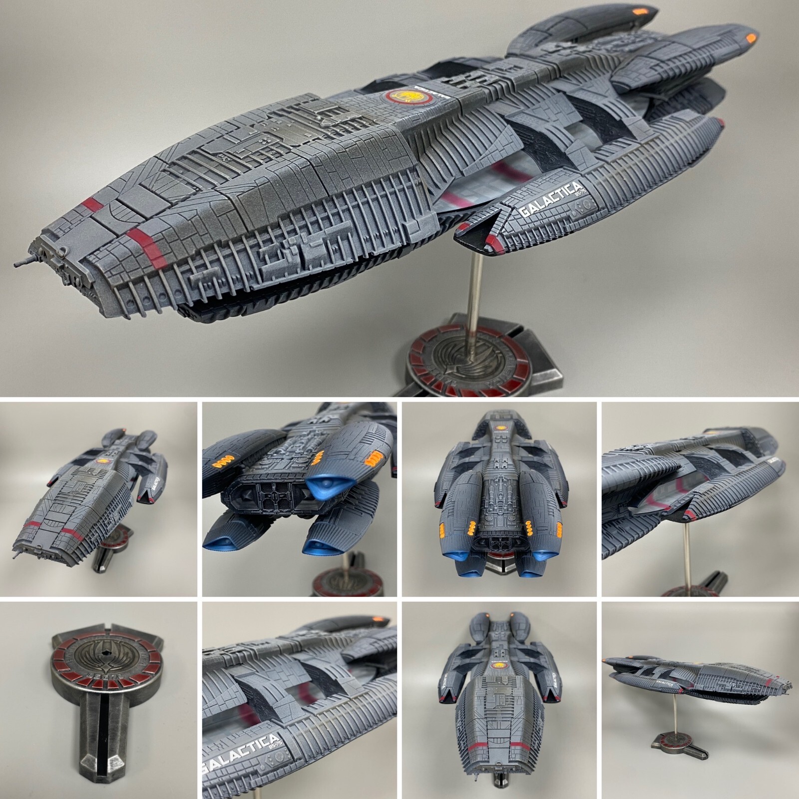 BATTLESTAR GALACTICA BS-75 REVELL 2012 MODEL KIT PAINTED STARSHIP SCI ...