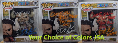 Funko Pop! One Piece Kaido 6" signed by David Sobolov JSA Quote Various ...