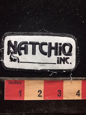 Vtg NATCHIQ INC. NATCH IQ INC. Company Brand Patch -Advertising ...