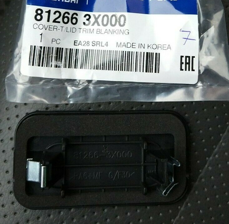 GENUINE BRAND NEW KIA CERATO 2013-2016 COVER-T/LID TRIM BLANKING | eBay