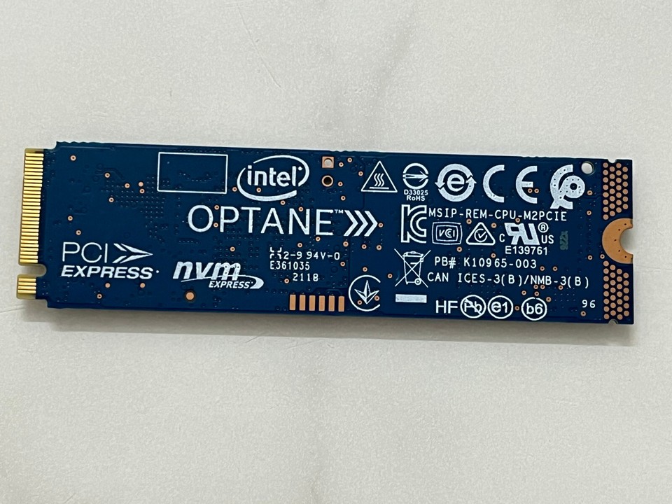Intel Optane™ HBRPEKNX0202A 512GB SSD M.2 2280 NVMe Memory H10 with ...
