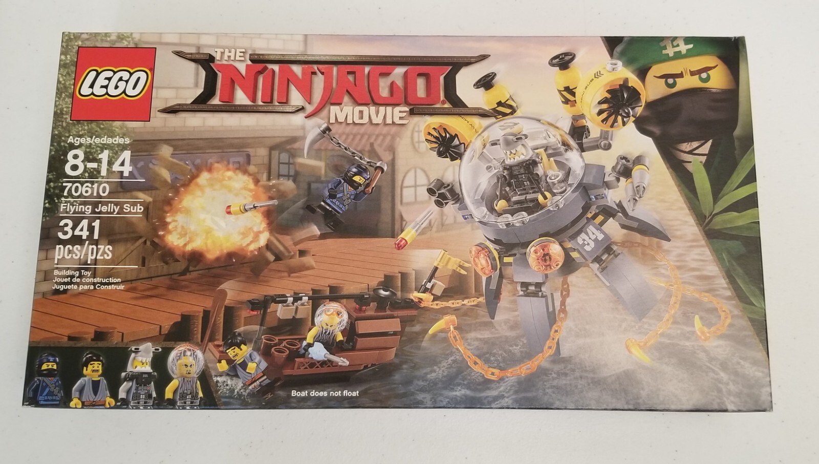 LEGO The LEGO Ninjago Movie Flying Jelly Sub (70610) New 5702015592574 ...