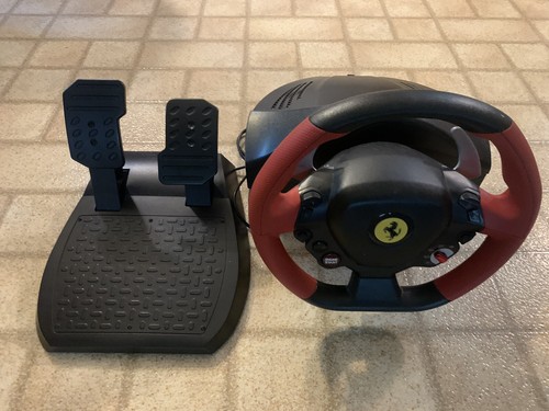 Thrustmaster 458 Spider Ferrari Racing Wheel Xbox One (with pedals) | eBay