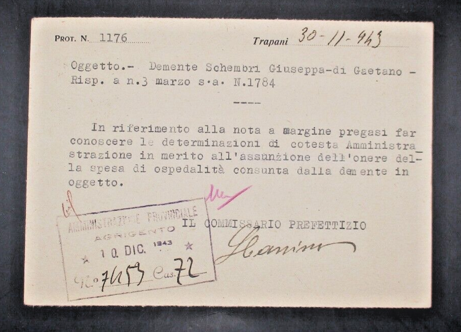 Rarity A.M. G. O. T. Cent. 50+ L.2 Use Postage Stamps' Drills 30.11.43 ...