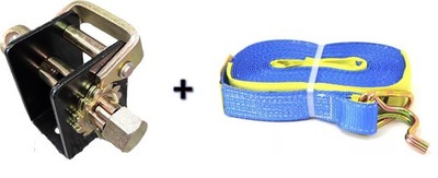 Mini Gypsy Winch + 9mtr Strap x 2500kg Gypsy Trailer Winch, Ratchet Tie ...